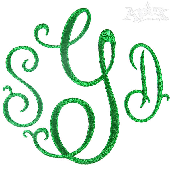 Curlz | Apex Embroidery Designs, Monogram Fonts & Alphabets