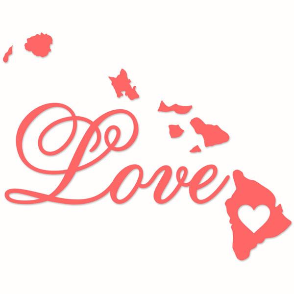 Hawaii State Monogram Frame Svg Cuttable Designs | Apex Designs & Fonts